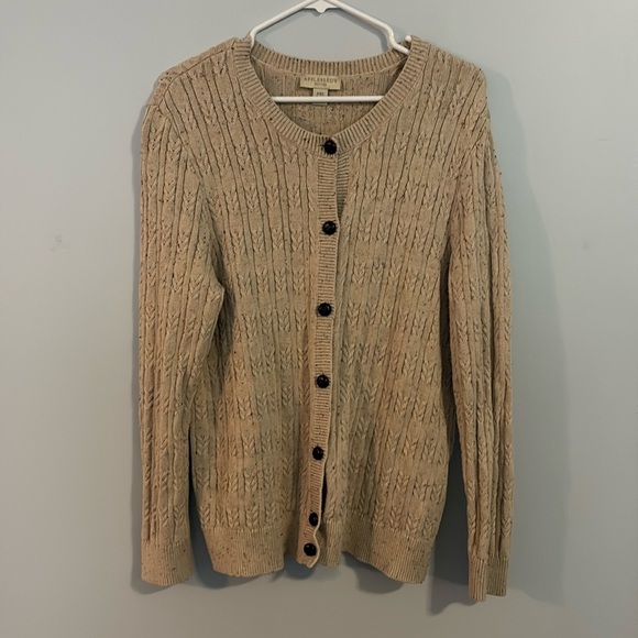 Appleseed's | Sweaters | Vintage Appleseeds Petite Womens Tan Speckled ...